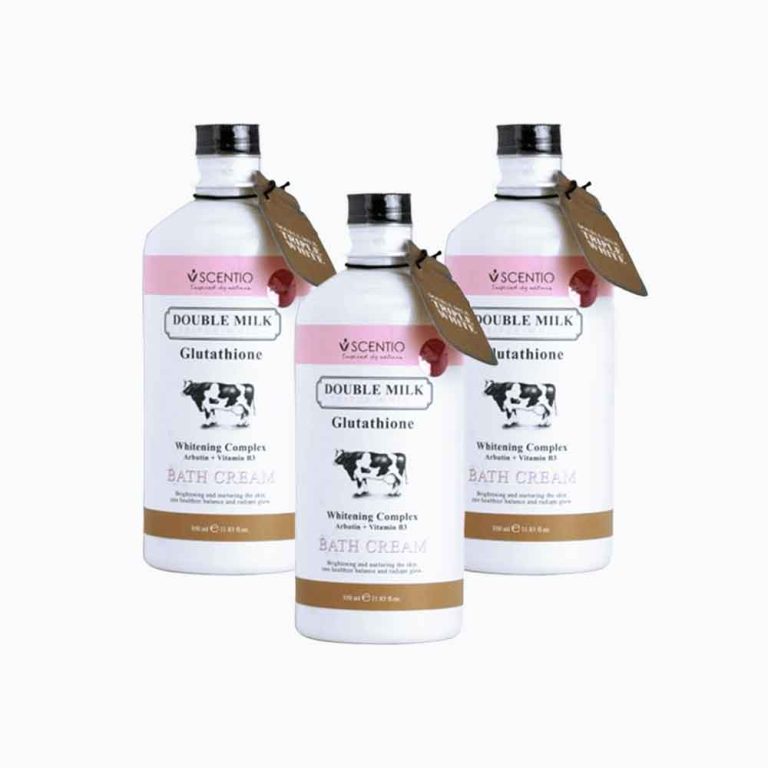 Scentio Double Milk Triple White Bath Cream (ขวด) – amatafirst